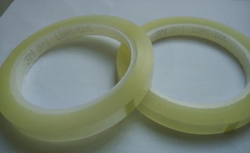 3M UV-1 High Temperature Anti-Uv Tape - Clear, 0.06mm Thick