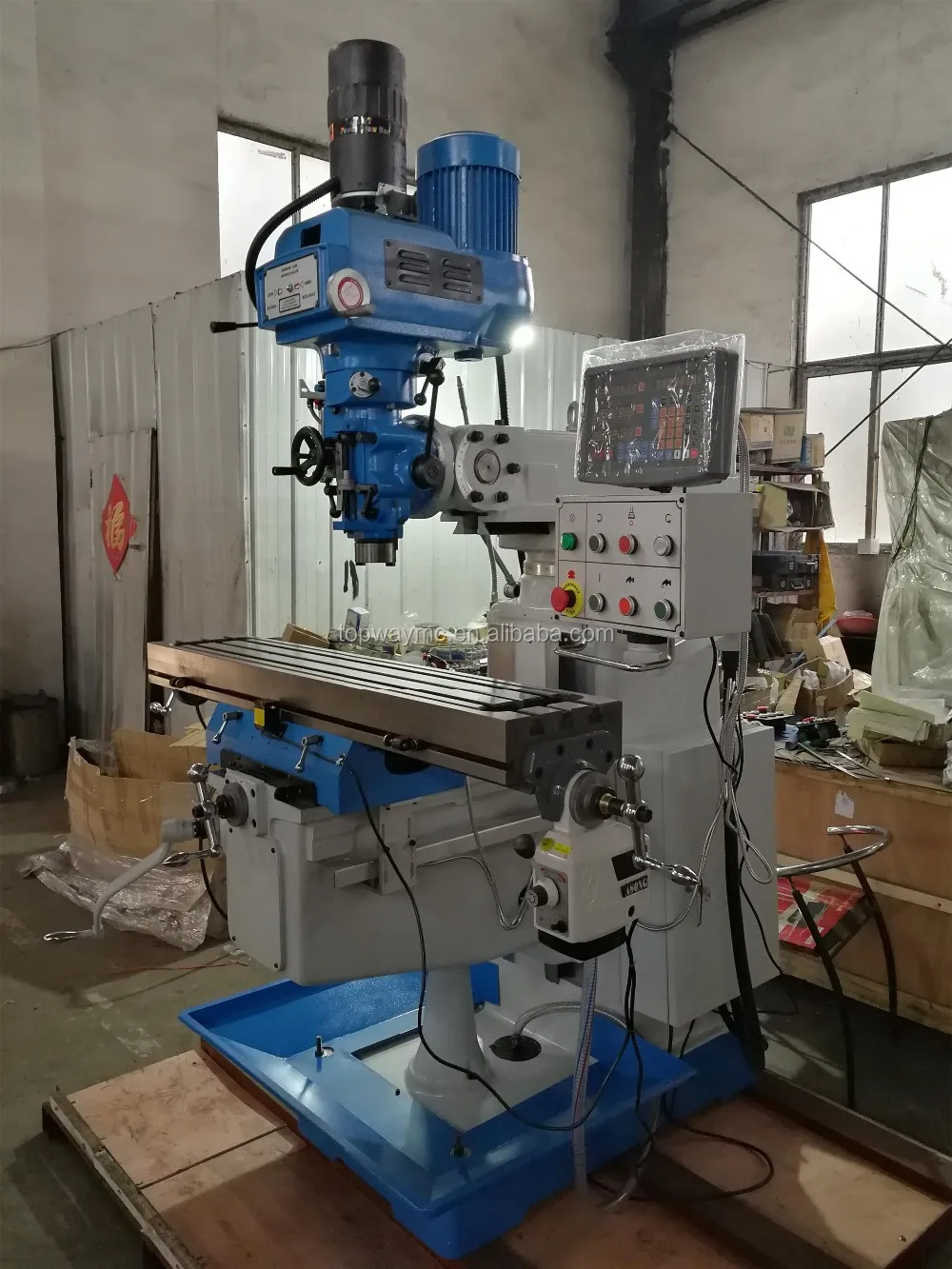 X6325 Manual 3 axis DRO Vertical Turret Milling Cutter Machine tools ...