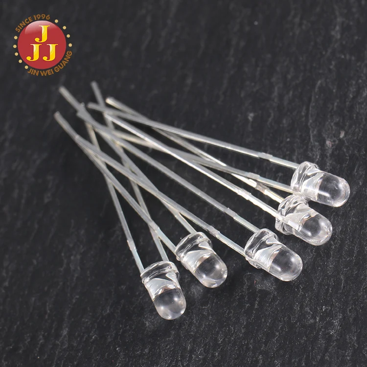 Low Power Consumption Ultra Bright Clear 1.5v 3mm Diode Led - Buy 3mm ...