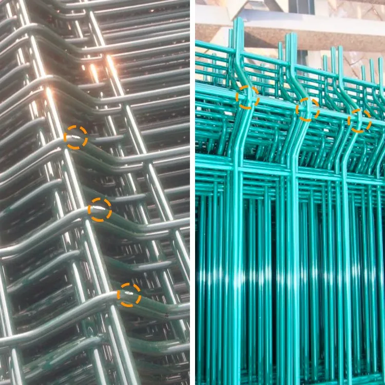 Welded Curved Metal Wire Mesh Grid Fence Panels from Anping County Yize ...