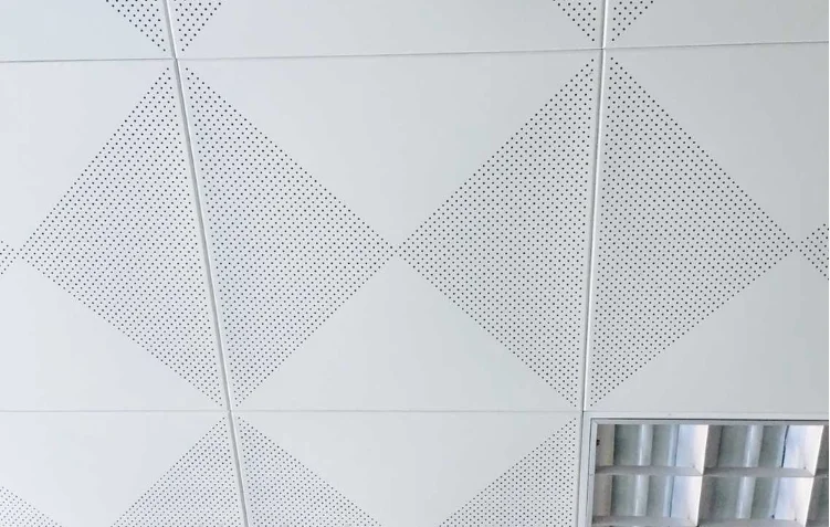 High Quality Perforated Metal False Ceiling Aluminium Spandrel Acoustic ...