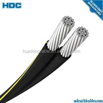 Aluminum Conductor 2core Overhead Cable Xlpe Insulated 2*50mm2 Abc ...