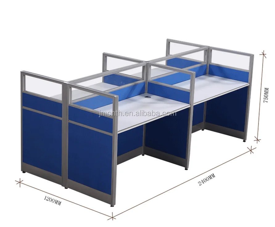 Modern Wooden Office Cubicle Office Partitions Workstation Office Desks ...