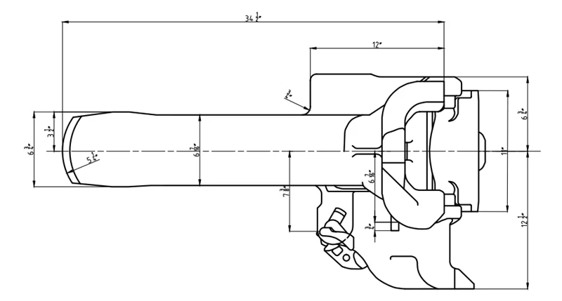Anti-creep Aar Certificate M-201 F70de Type Coupler - Buy Railway ...