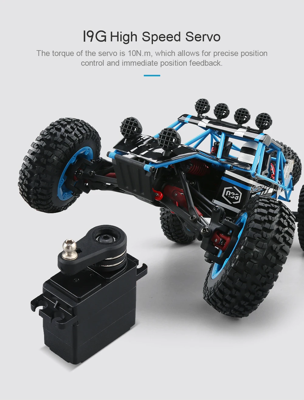 Jjrc Q39-coche De Control Remoto Todoterreno A Escala 1:12,Vehículo ...