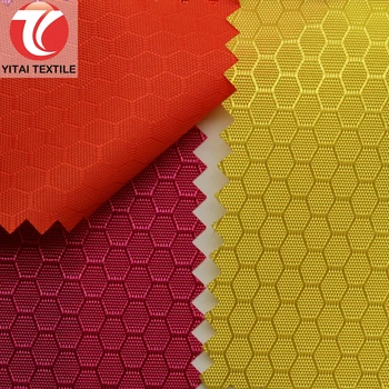 210d Honeycomb Ripstop Poly Polyester Oxford Fabric With Pu Pa Coated ...