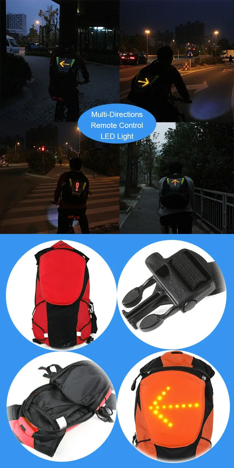 Premium Custom Backpack with Remote Control LED Lights