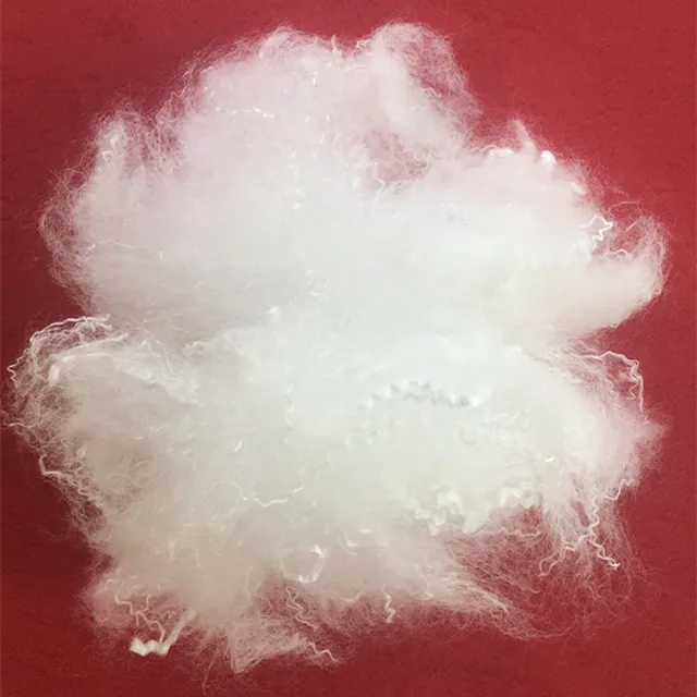 0.8d Duvet Silicone Fiber Filling Polyester Staple Microfiber Micro ...