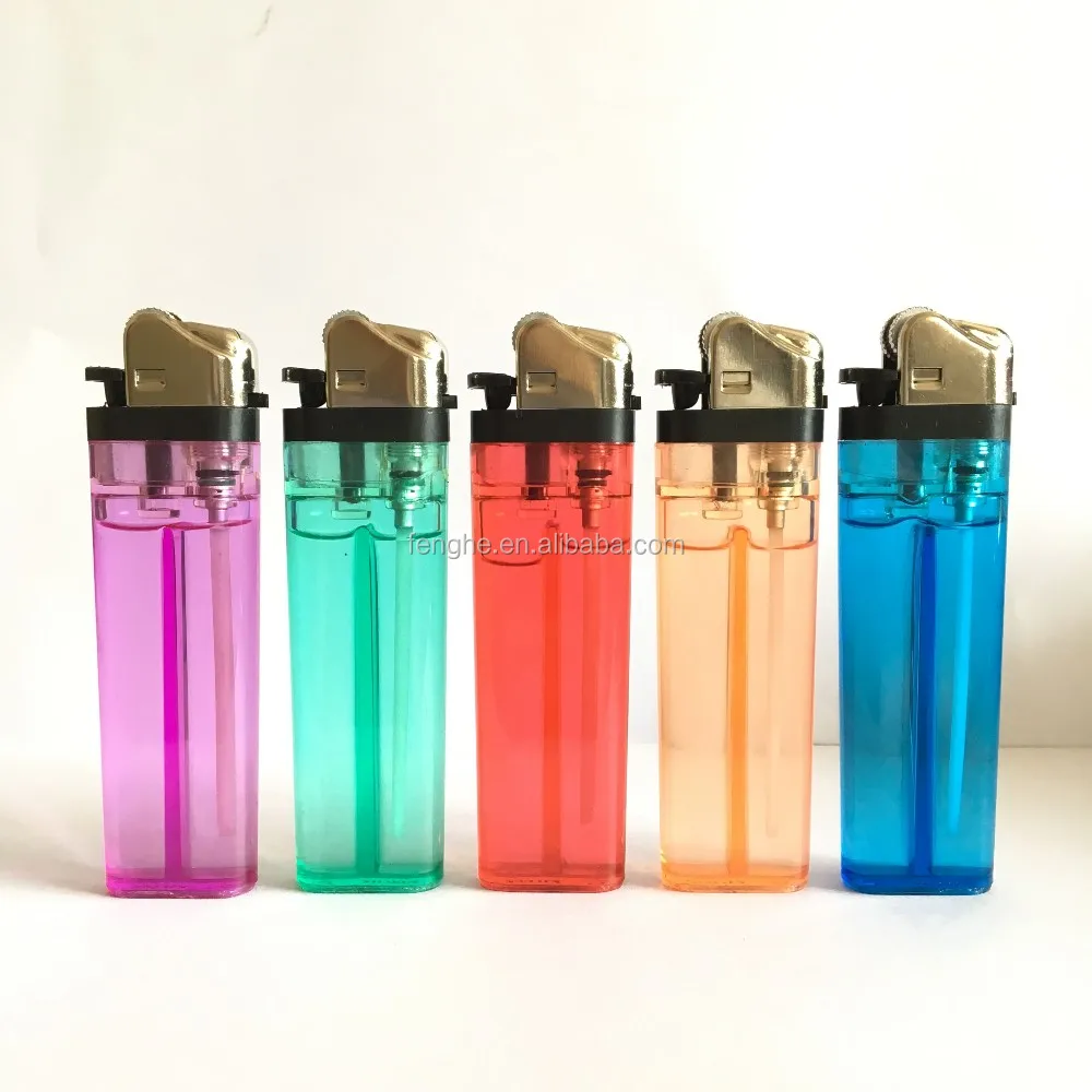 8cm Flint Lighter Fh-002 Transparent Plastic Encendedor - Buy Round ...