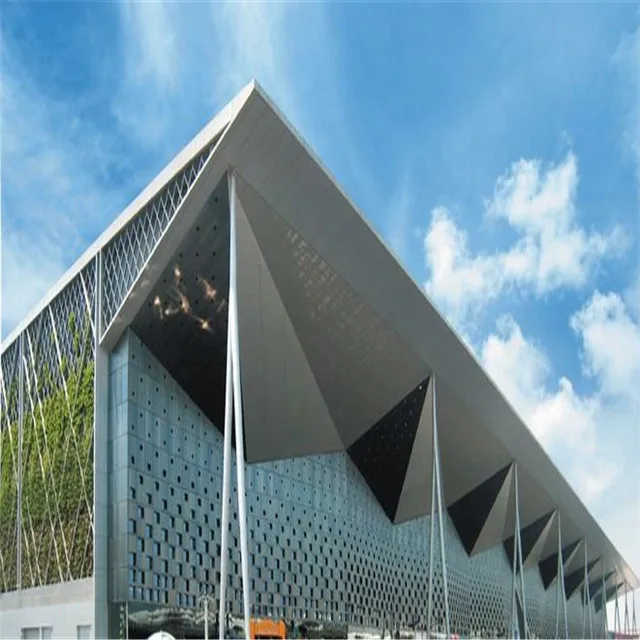 Exterior Decoration Function Steel Structure With Glass Curtain Wall ...