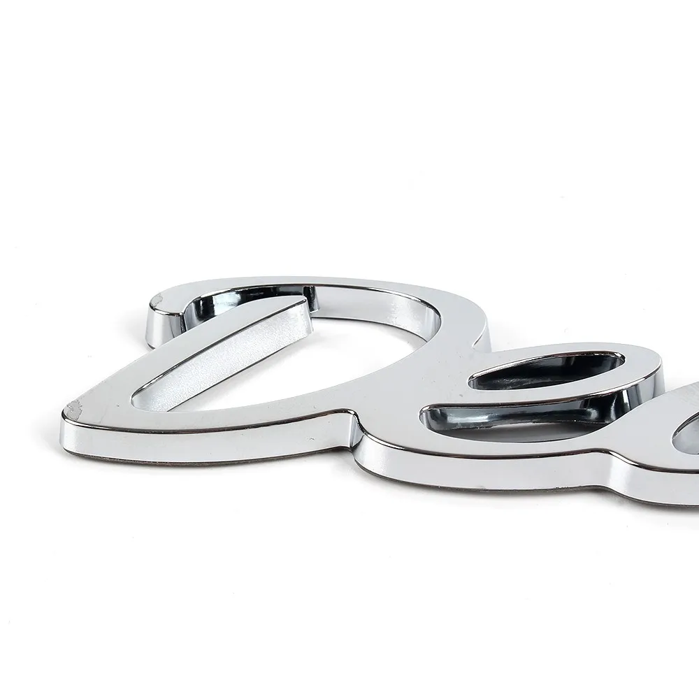 Custom ABS Chrome Car Emblem Badges with 3M Adhesive