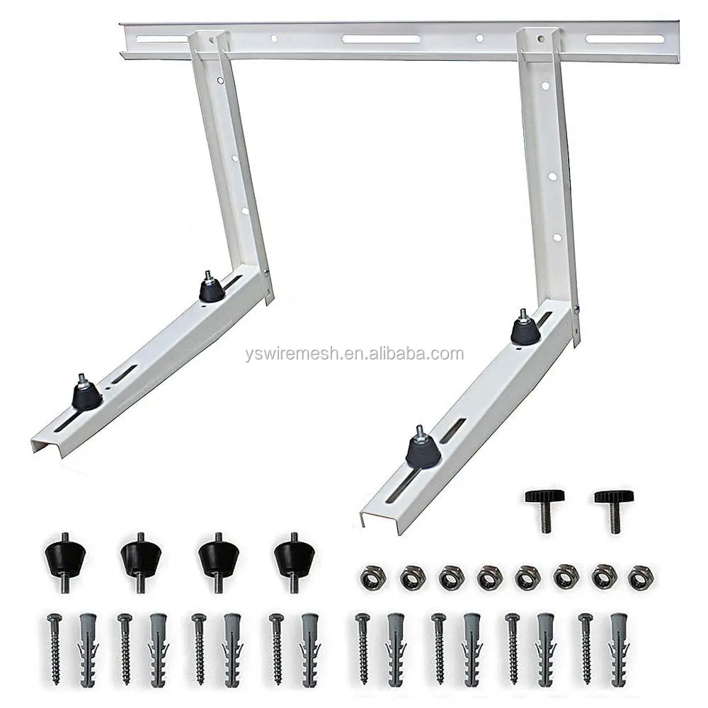 White Powder Coated Heavy Duty Air Conditioner Wall Mounting Bracket/ac Bracket/air Condition ...