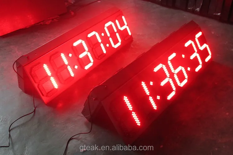 Outdoor Digital Clock - Time, Date, and Temperature Sign