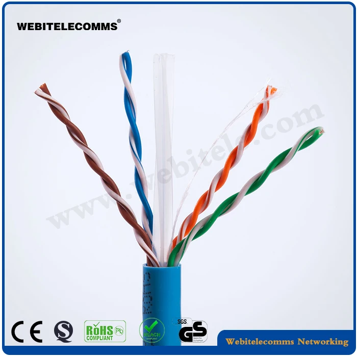 Unshielded Cat 6 Twisted Pair Installation Cable,Cat6 U/utp Data Cable ...