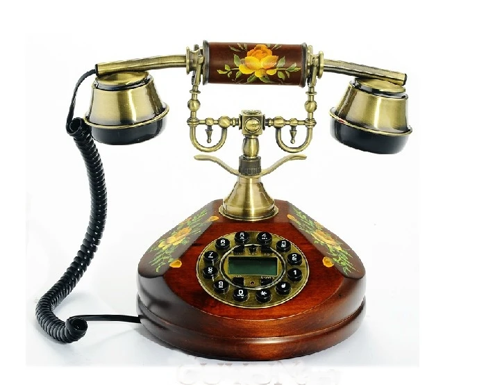 Antique Telephone Set Solid Wood Old Phones - Buy Old Phones,Old Phones ...