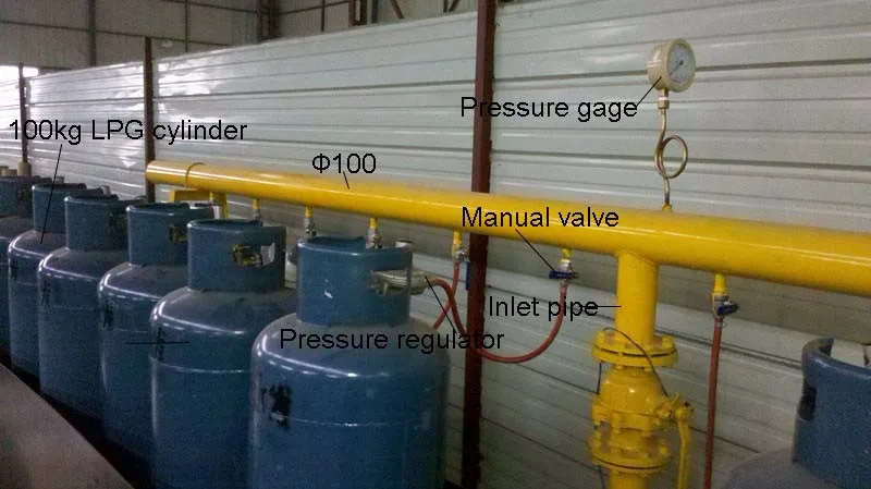 Industrial Oven LPG Butane Propane Gas Capsule Pressure Gauge