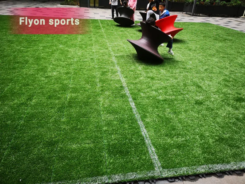 Removable Football Grass Pp Interlocking Modular Artificial Grass Sport ...