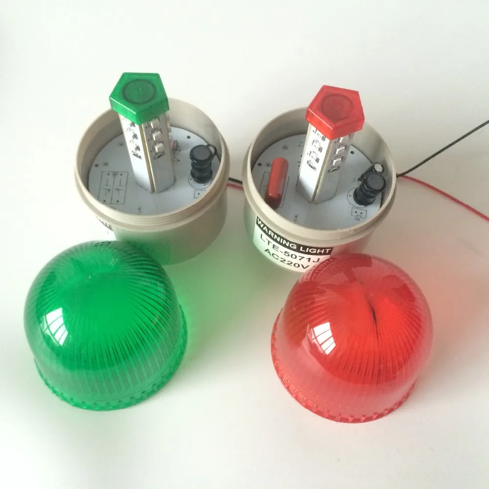 Lte Series 220v 110v 24v 12v With Buzzer Green Red Amber Led Flashing ...