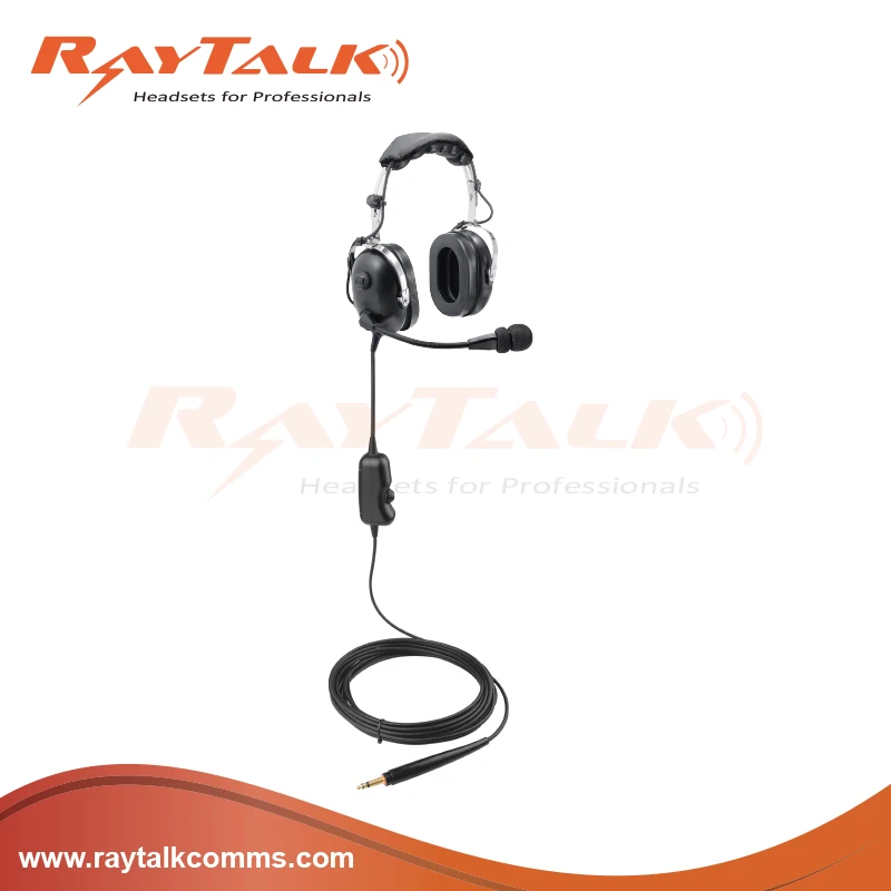 Over The Head Style Ground Crew Headsets Use For Airport - Buy Ground ...