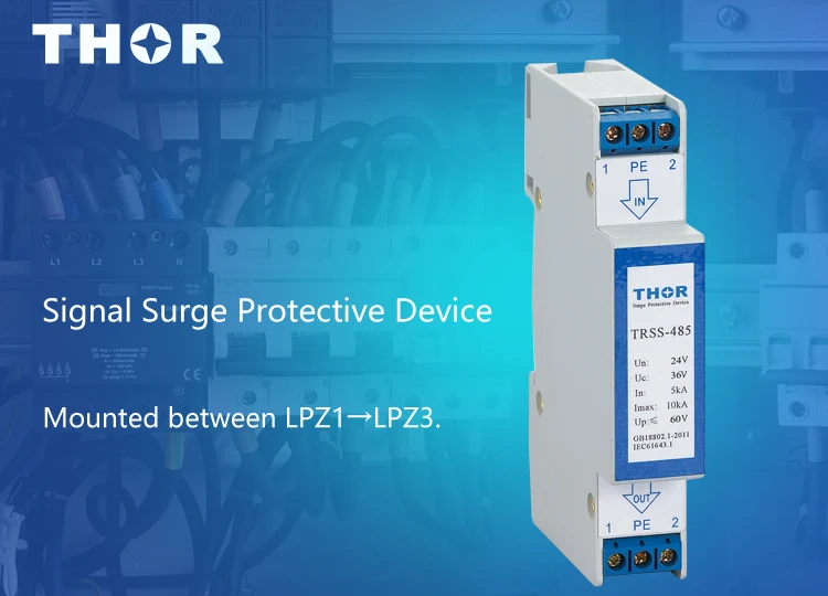 Signal Suppressor Rs485 Lightning Protection 24v Surge Protector - Buy ...