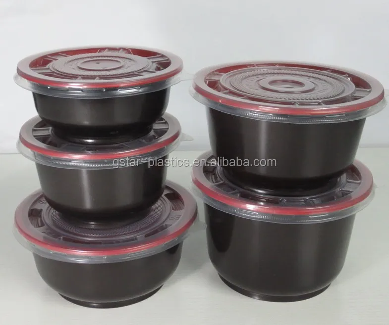 142mm Disposable Pp Plastic Flat Lids Cover For Soup Bowls And Food ...