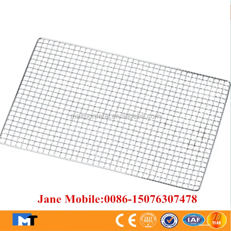 Stainless Steel Barbecue Bbq Grill Wire Mesh Net,Roast Fish Meat Bbq ...