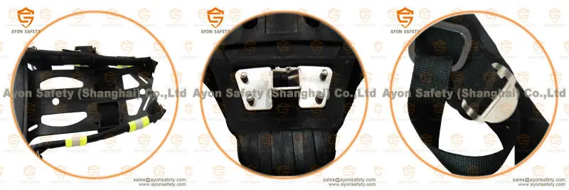 Backboard Components For Scba With Soft Shoulder Straps Insulating ...