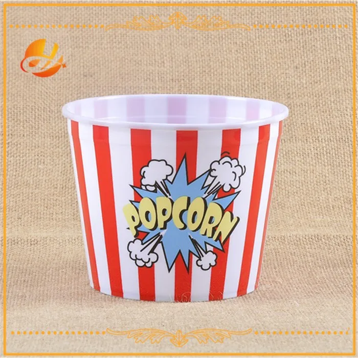Small Size Round Shaped Multifunctional Plastic Popcorn Bucket - Buy ...