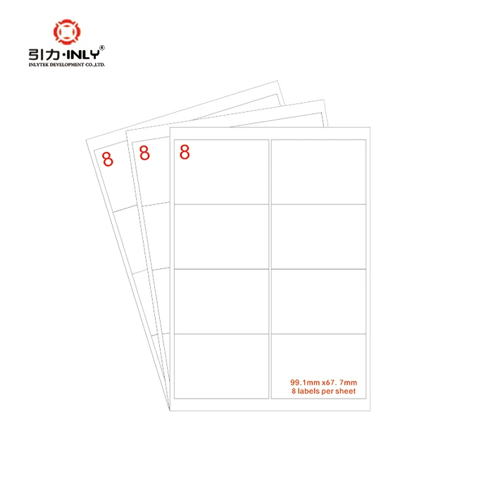 1up,2up,4up,6up,8up,10up Laser Inkjet Printer A4 Shipping Labels - Buy ...