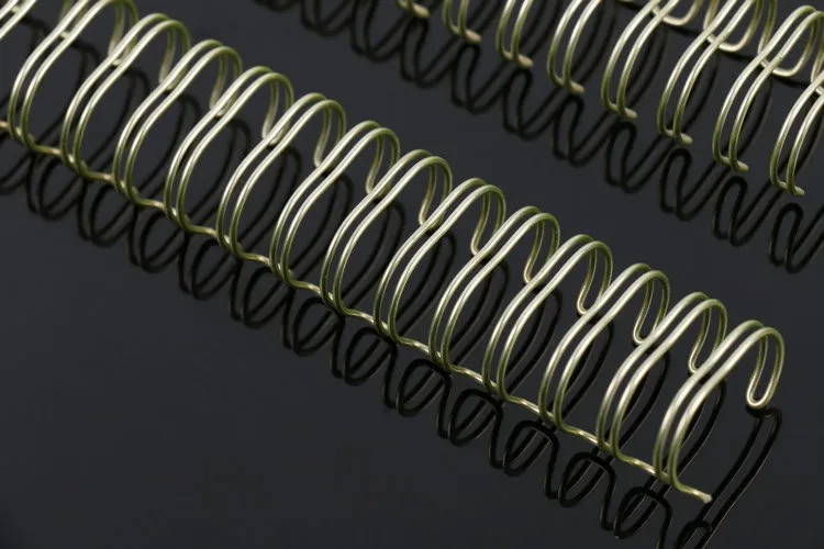 High Quality Nylon Coated Any Color Double Loop Metal Book Binding ...