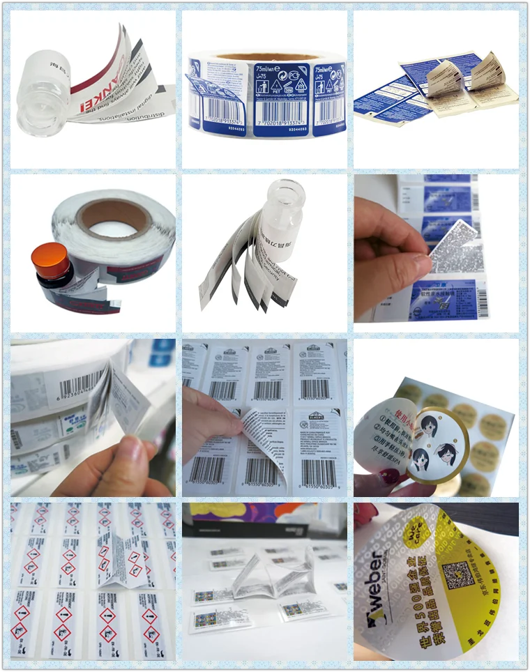 Adhesive Multilayer Label,Booklet Folding Labels,Double Layer Sided ...