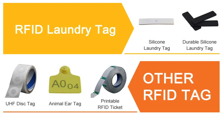 Washable Clothing Labels with RFID UHF Chip for Retail Anti Theft System