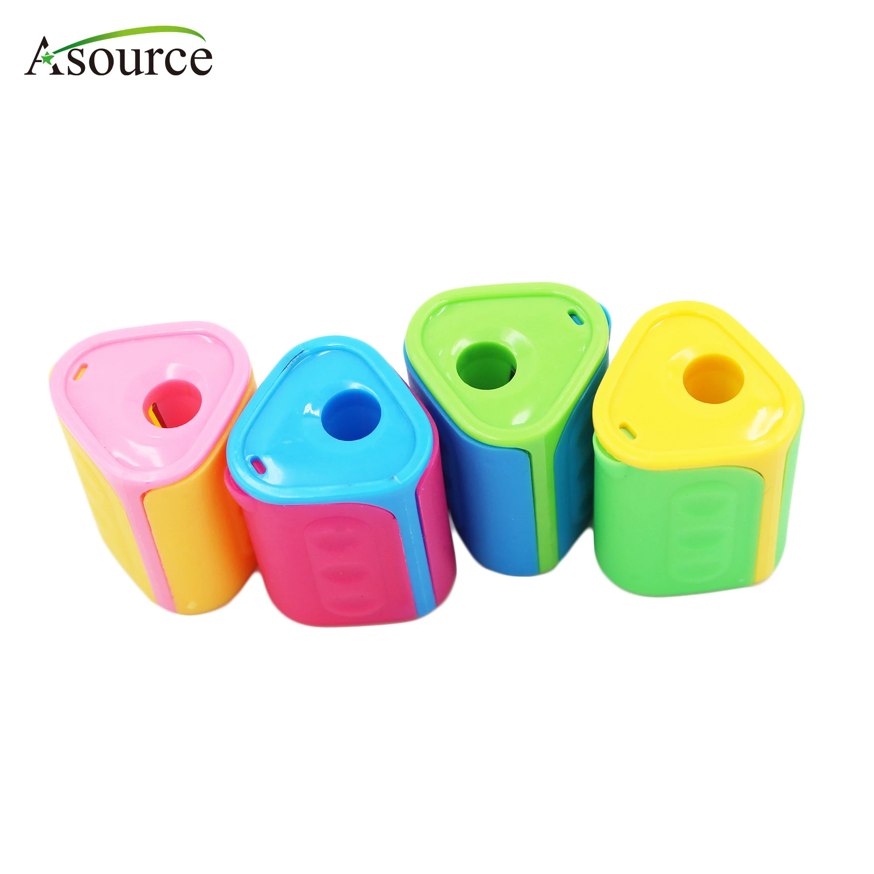 Custom Plastic Colorful Triangle Pencil Sharpener - Buy Unique Pencil ...