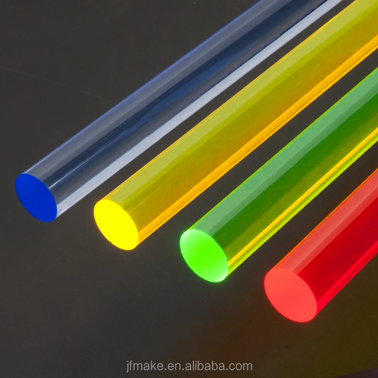 Colored Threaded Plastic Acrylic Rod - Buy Colored Threaded Acrylic Rod ...