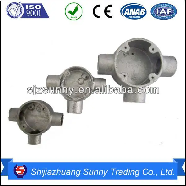 Bs 4568 Standard High Quality Cast Iron Electrical Conduit Boxes Branch ...