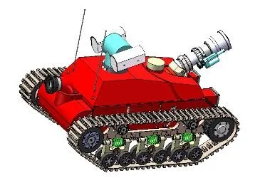 Champion Safeguarded Fire Fighting Robot - Colossus Robot