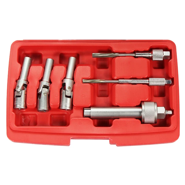 6pcs 1/2" Expert Spark Glow Plug Socket Diesel Removal Install Tool Set ...