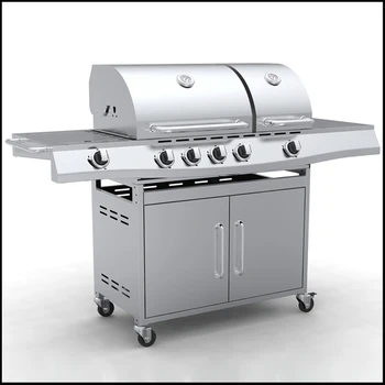 Big Full Stainless Steel Commercial Outdoor Bbq Grill - Buy Full ...