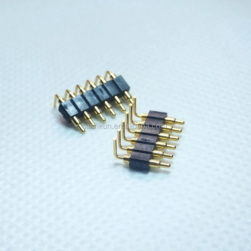 90 Degree Spring Loaded Pogo Pins Connector With Right Angle - Buy Pogo ...