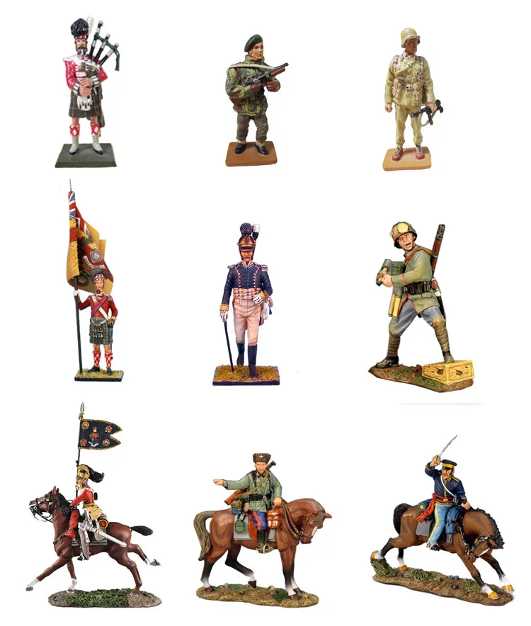 Collectible Painting 54mm Miniature Metal Toy Soldiers - Buy 54mm Metal ...