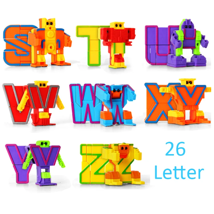 Robot Letters - Educational Toy with Alphabet Deformation