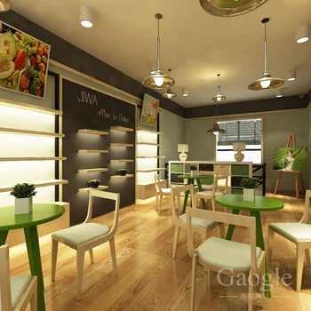 Cake Display Showcase,Coffee Shop Counter Retail Juice Shop Interior ...
