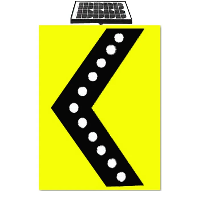 LED Chevron Safety Signs - Reliable 24/12hours Road Arrows