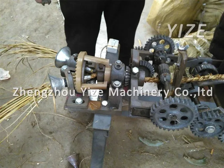 Hay Band Straw Rope Spinning And Straw Rope Making Machine/ Grass Rope ...