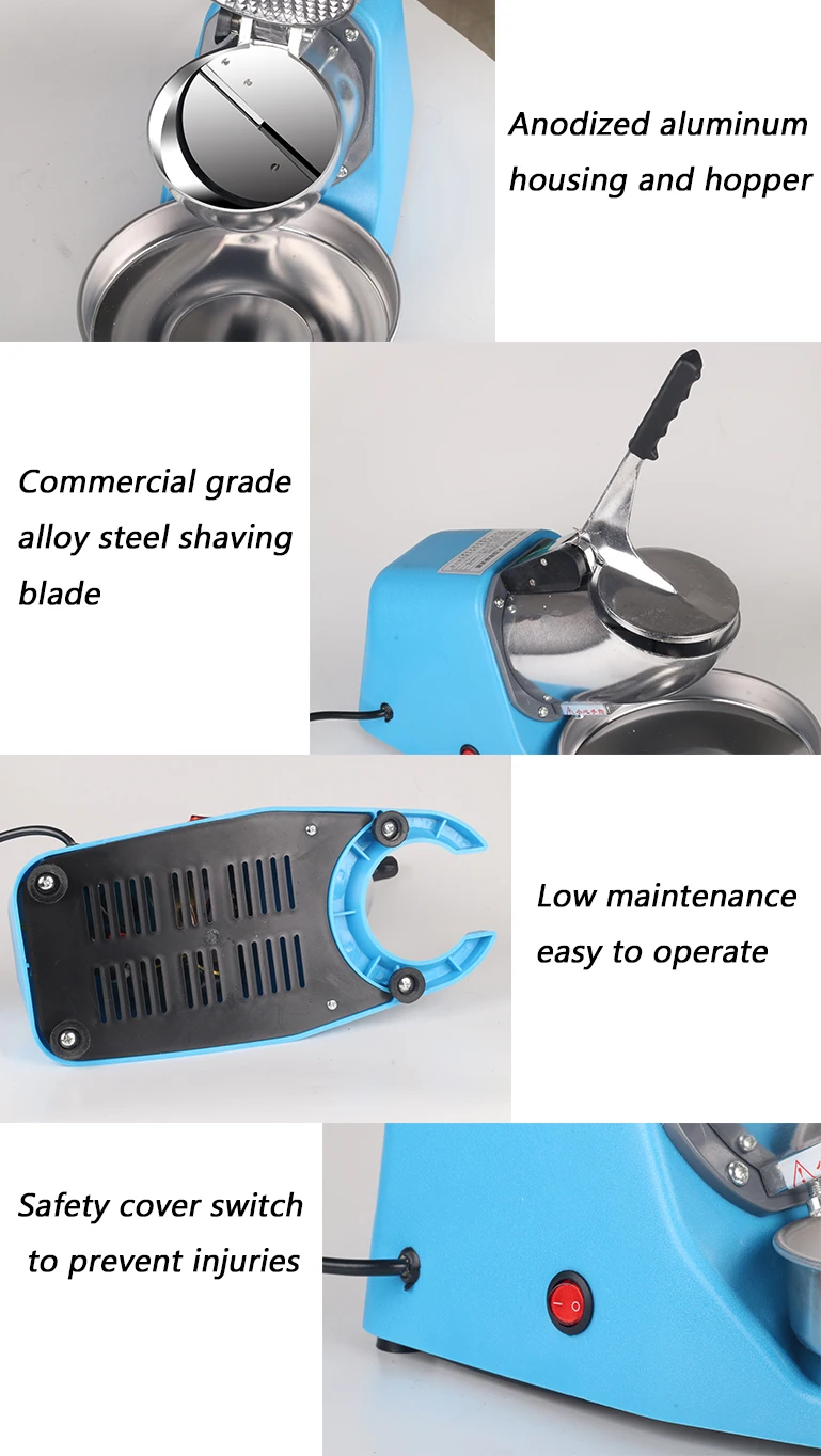 Commercial Ice Crusher Ice Shaving Machine Crushed Ice Machine - Buy ...