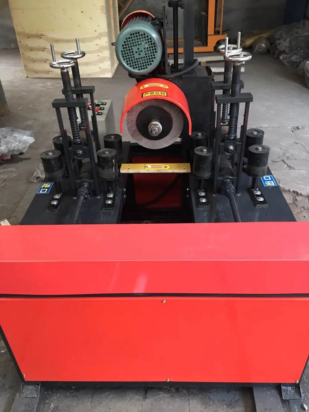 Stainless Steel Flat Bar Polishing Machine (round Bar Machine Also In ...