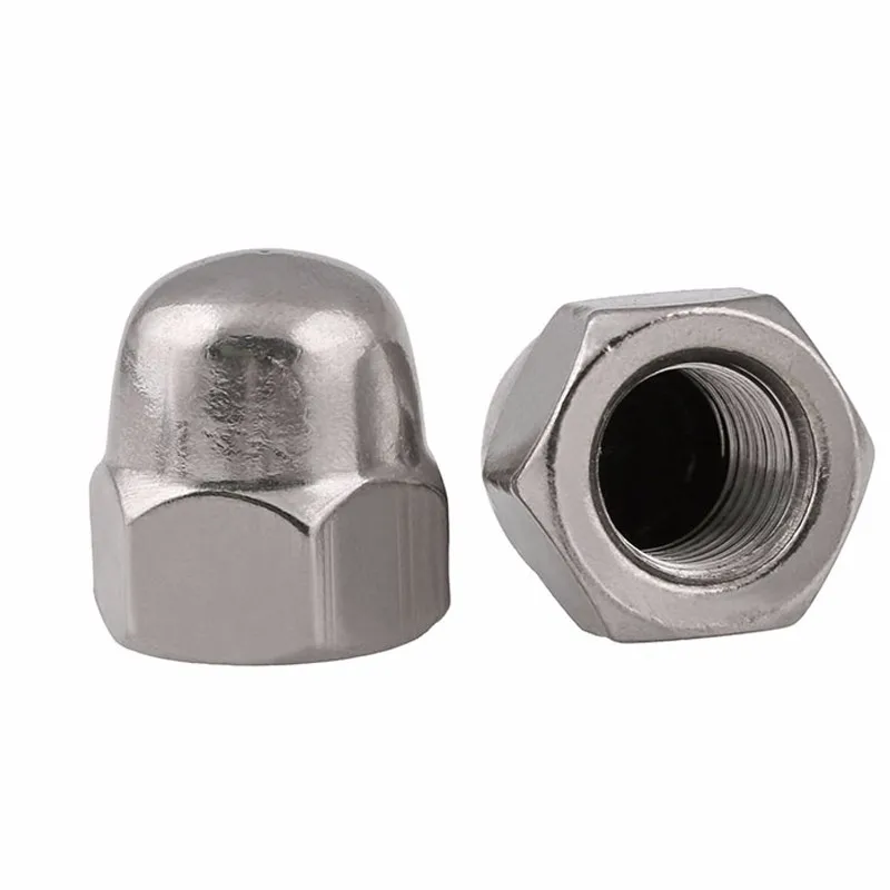 M16 Ss304 Ss316 A2 70 A4 80 Hex Cap Nut Din1587 Buy A4 80 Hex Cap Nut