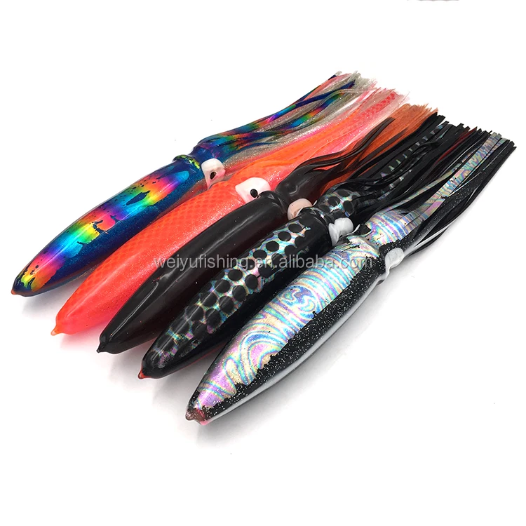 15inch Bulb Squids - Effective Soft Plastic Fishing Lures