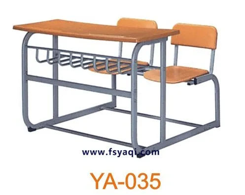 2 Person School Classroom Linking Student Desk With Bench - Buy Student ...