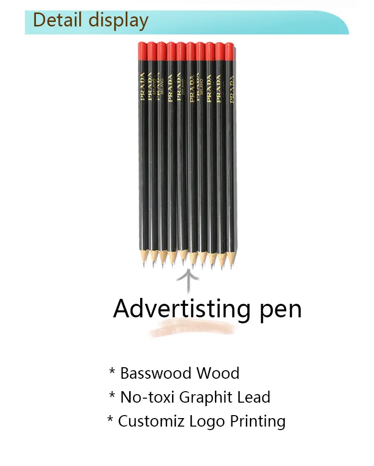 Customize Logo Print Advertising Pencil - Buy Advertisting Pencil,Logo ...